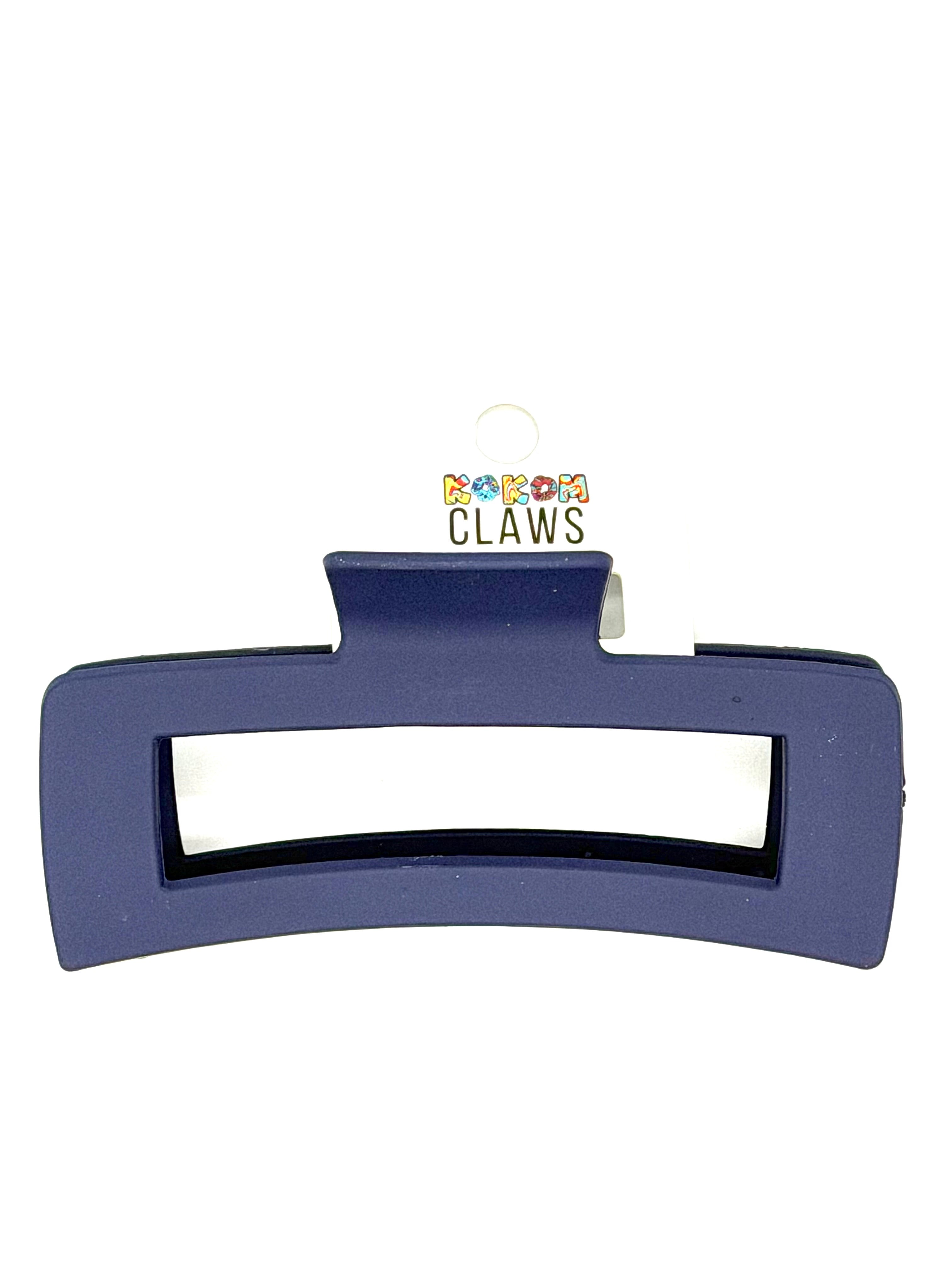 The Large Blue Hair Claw – Kokom Scrunchies